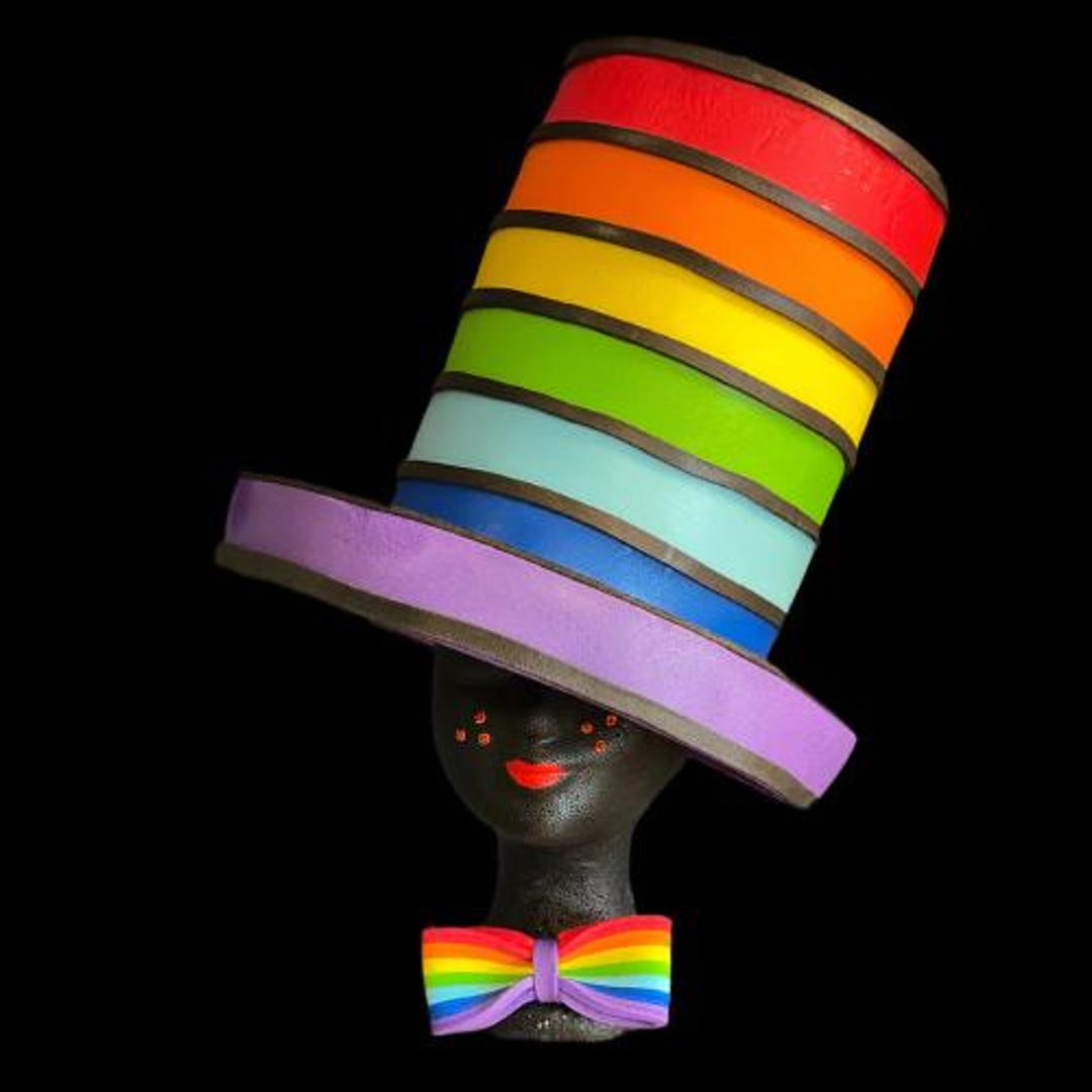 SALE Foam RAINBOW Hat - Etsy