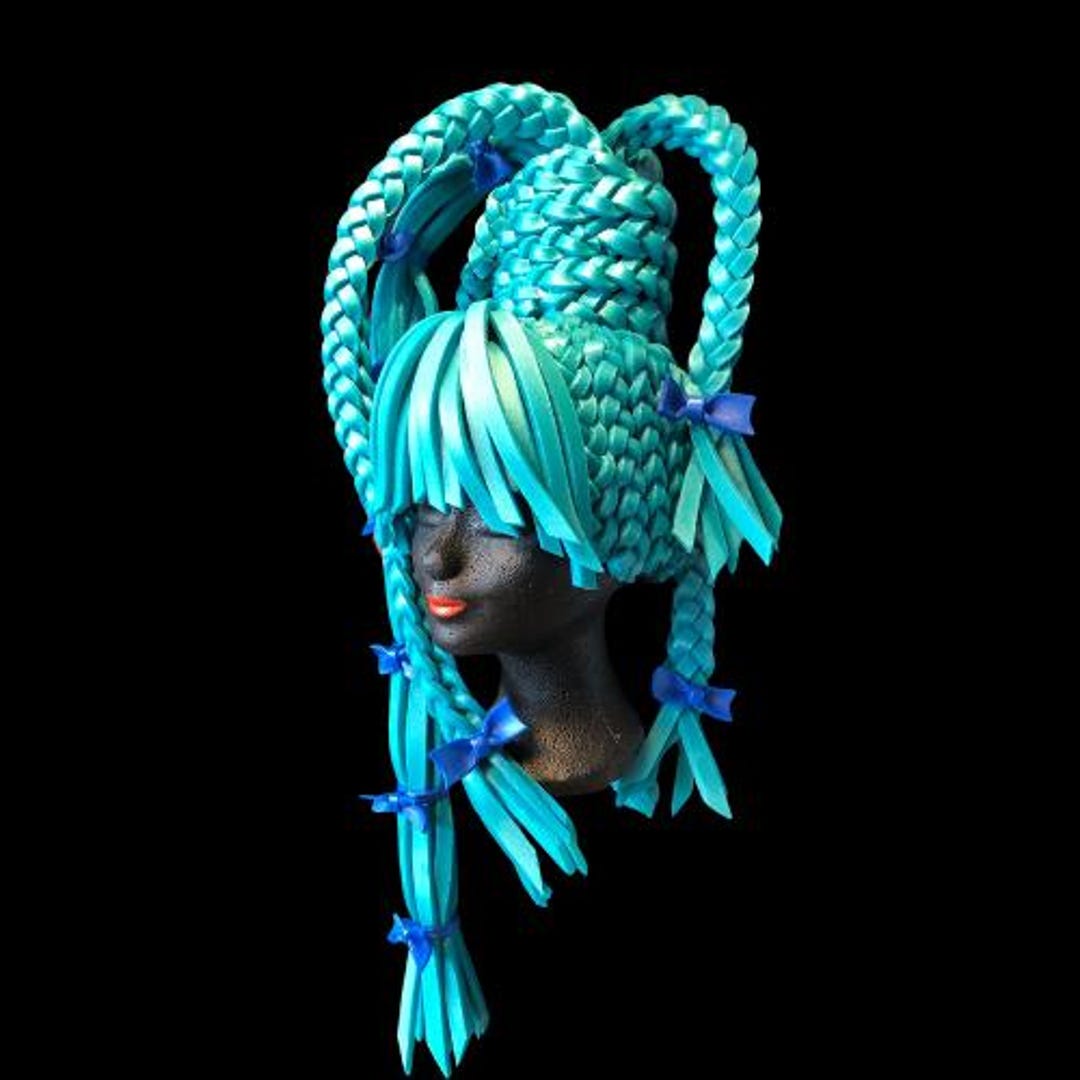 Foam Wig / Foampruik BRAIDSY - Etsy