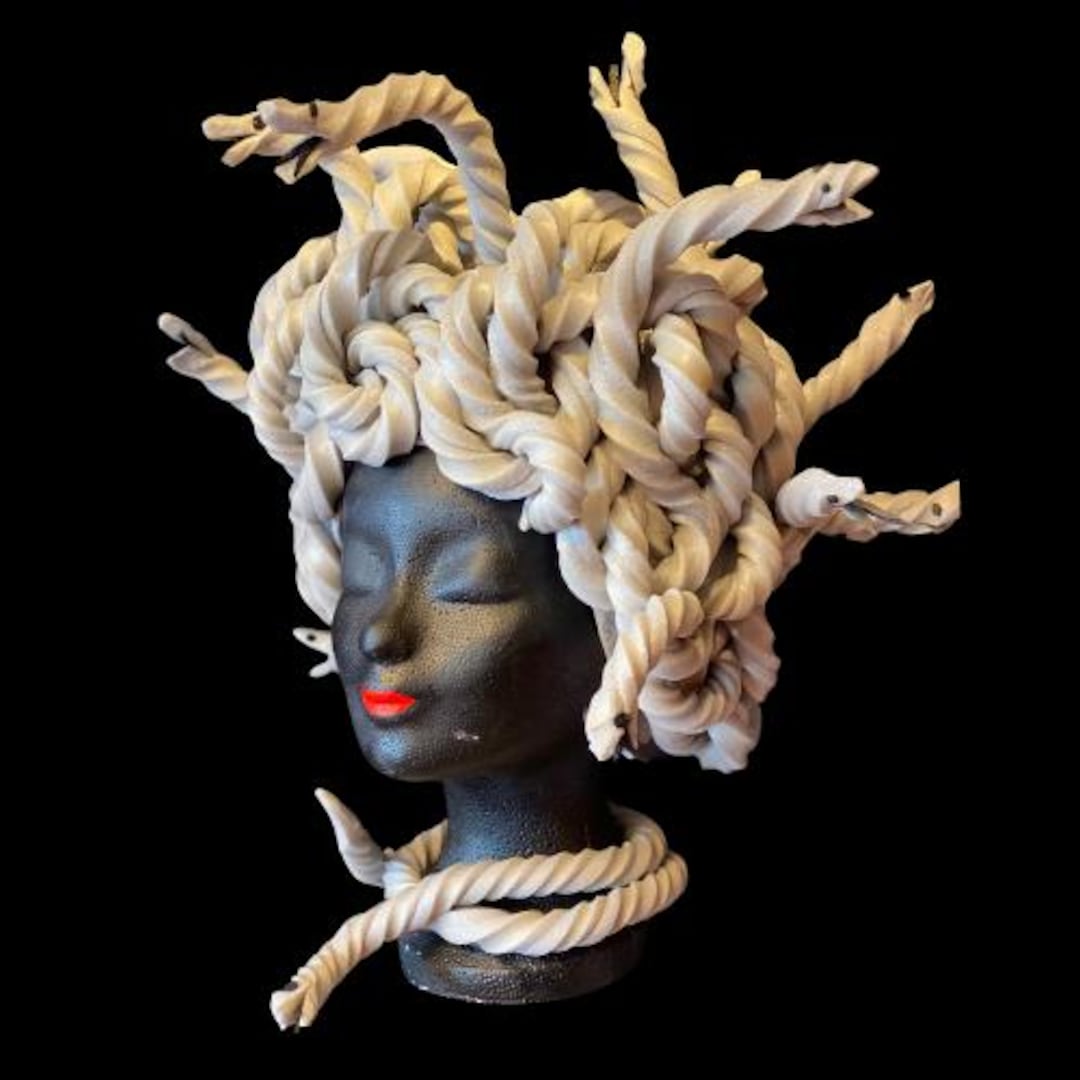 Headpiece MEDUSA ETSY103. Please Add Head Size to Your Order. - Etsy
