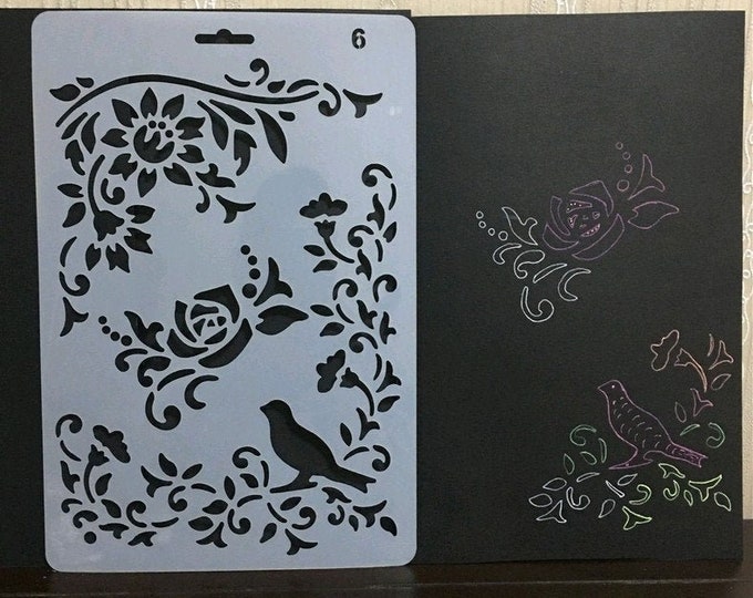 French Script Stencil Beautiful French Script Stencil DIY - Etsy