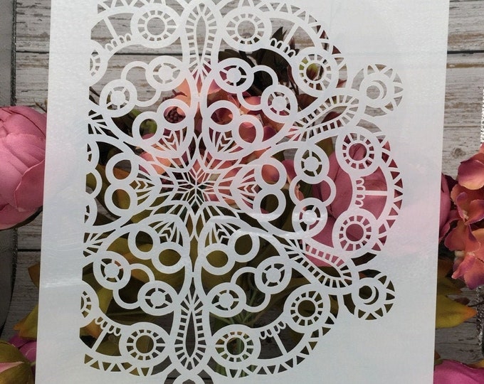 Flower Stencil Craft Stencil DIY Decor Stencil Painting - Etsy