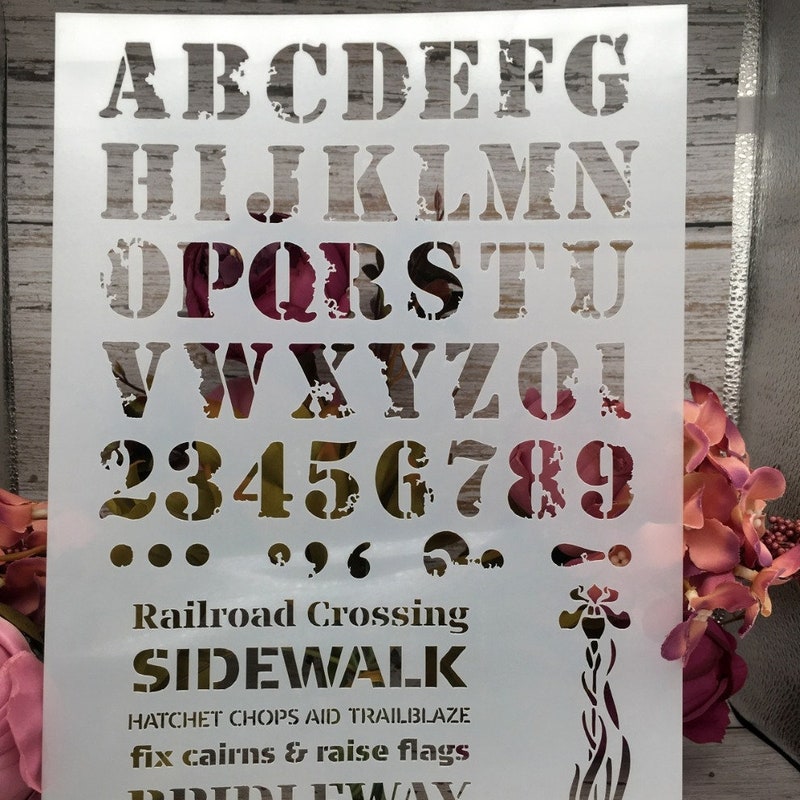 Artistic Stencils - Etsy