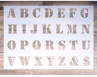 Letter stencils | Etsy