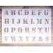 Alphabet Stencils Letter Stencils Planner Stencil - Etsy