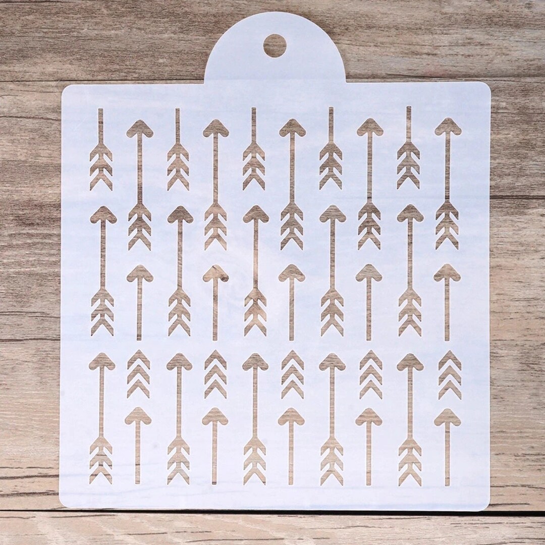 Arrow Stencil Decore Stencil - DIY Scrapbooking - Wall Stencil - Arrow ...