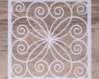 Ornament Stencils Wall Stencil DIY Decor Stencil | Etsy