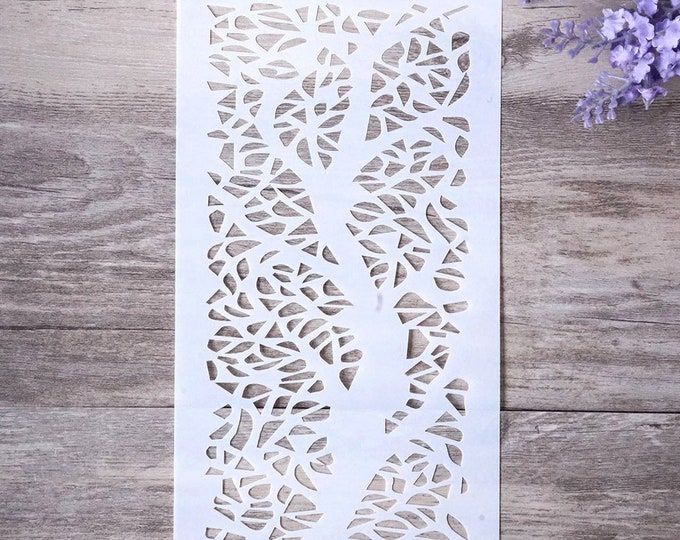 Tree Stencil Template for Walls Painting for Stamp Album - Etsy