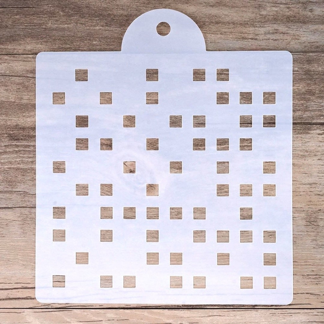 Square Background Stencils Wall Stencil DIY Scrapbooking - Etsy