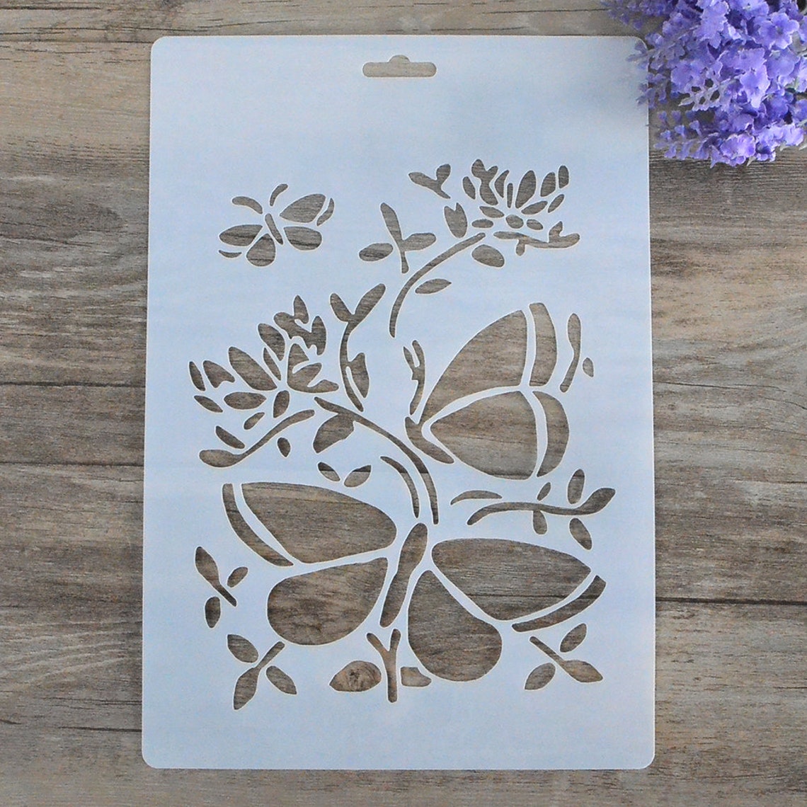 Butterfly Stencil DIY Decor Stencil Butterfly Tempalte - Etsy