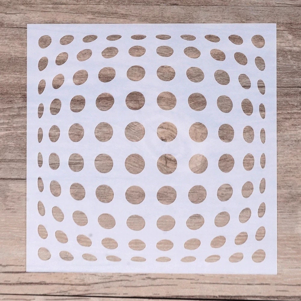 Polka Dot Background Stencil Stencil Decore Stencil Wall | Etsy