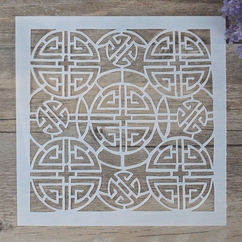 Ornament Stencils DIY Decor Stencil Scrapbooking Stencil - Etsy