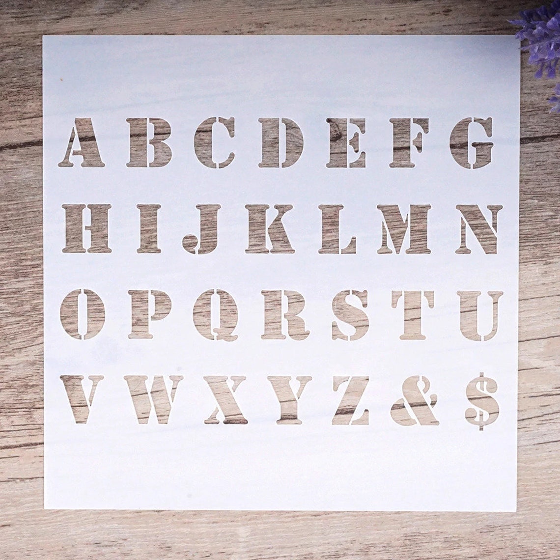 Alphabet Stencils - Letter Stencils - Planner Stencil - Capital Letter ...