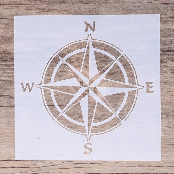 Compass Stencil - Etsy