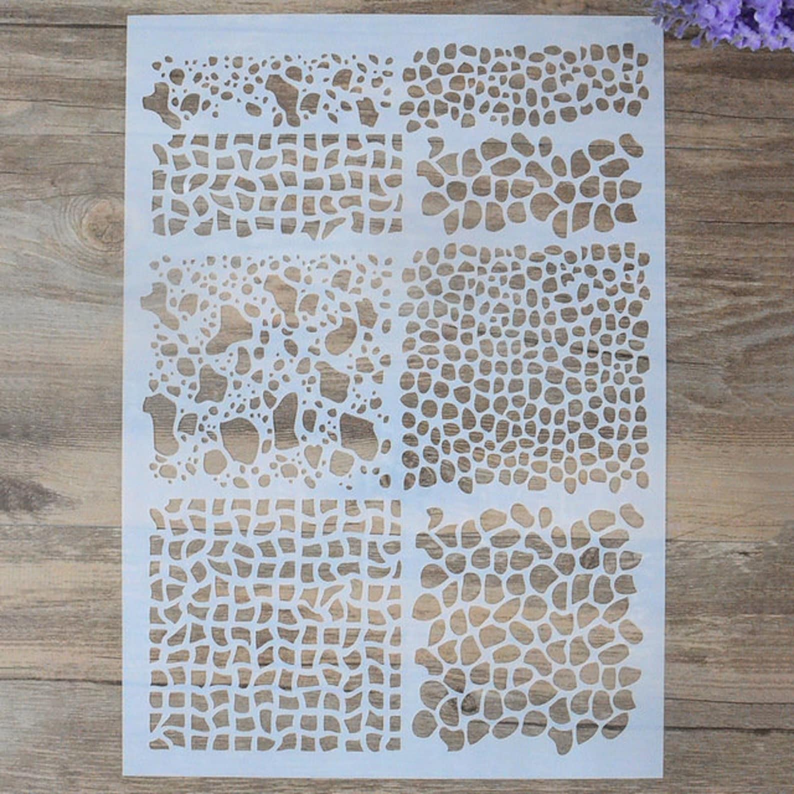 Stencil Painting Stencil Scrapbooking Stencil Craft | Etsy