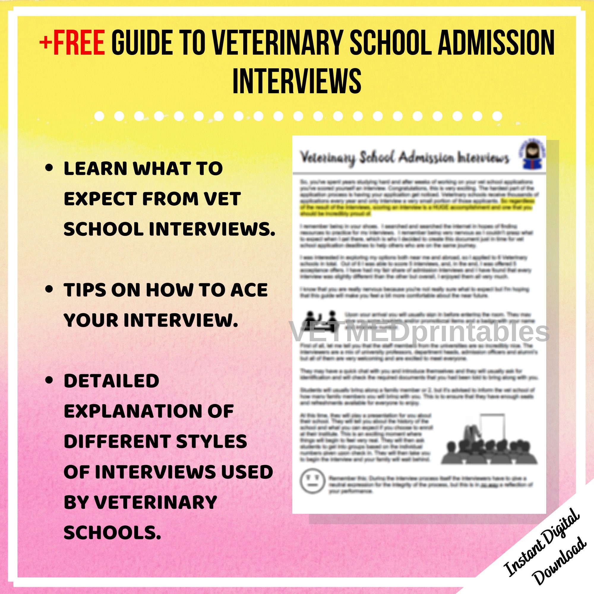 80 Veterinary School Admission Interview Questions FREE Guide on ...