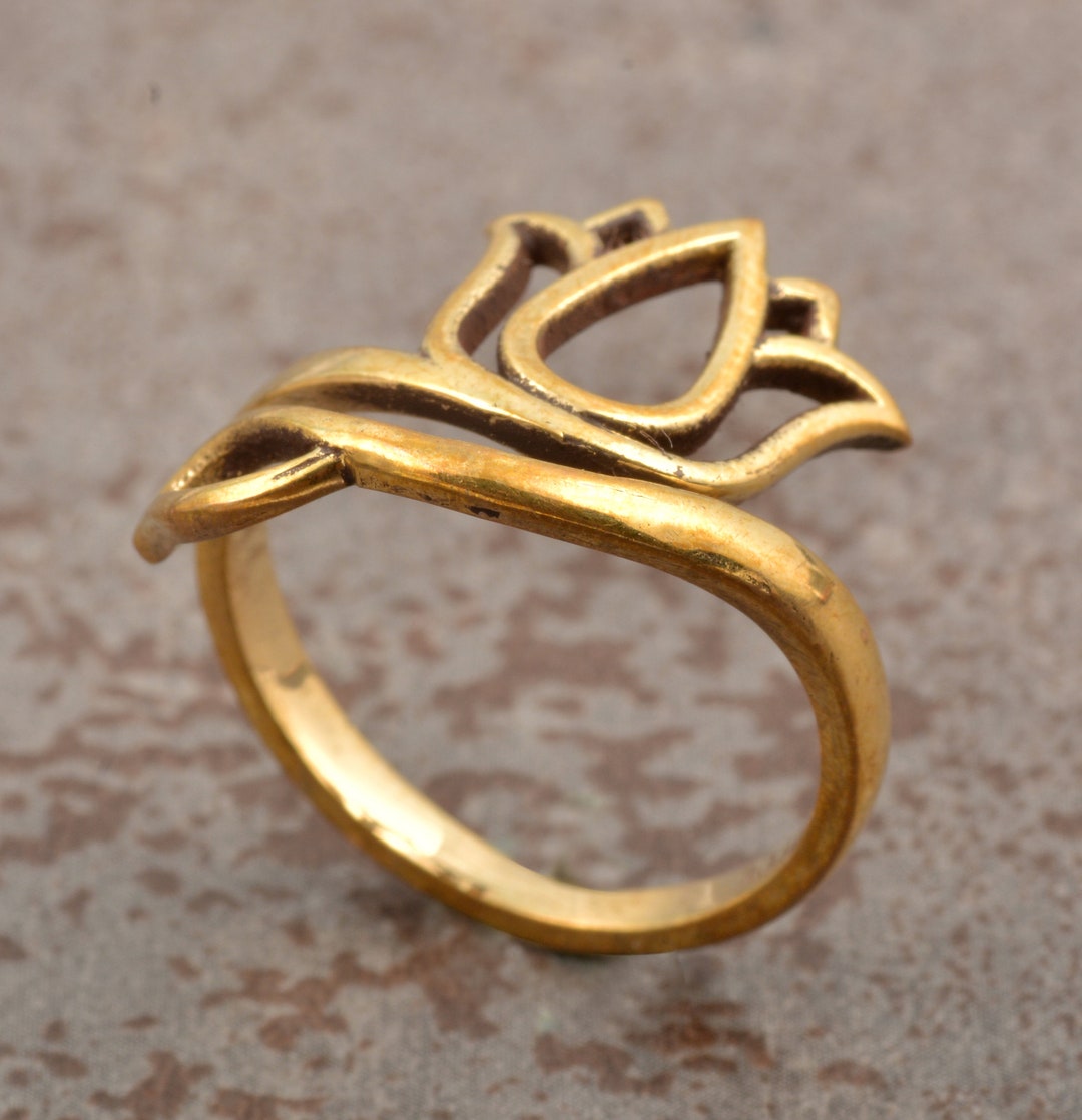 Flower Design Ring, Fashion Ring, Handmade Ring, Wedding Ring, Plain ...