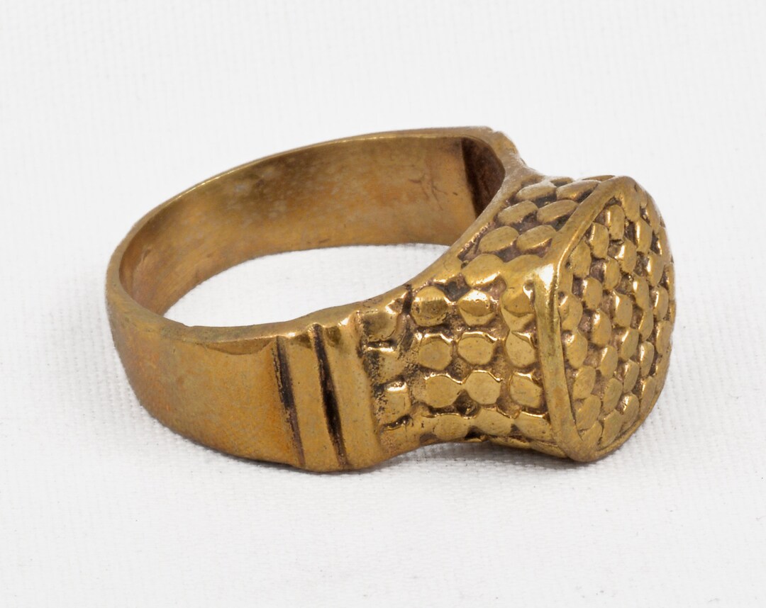 Propose Ring, Brass Ring, Statement Ring, Personalized Gift, Gift for ...