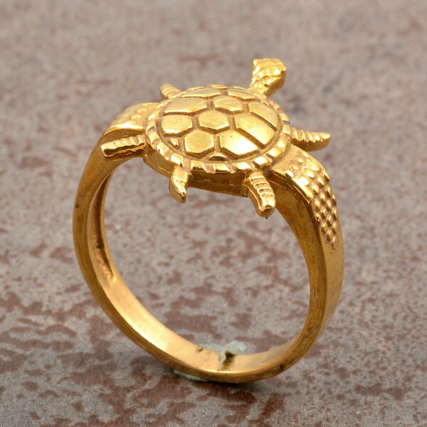 Turtle Ring - Etsy