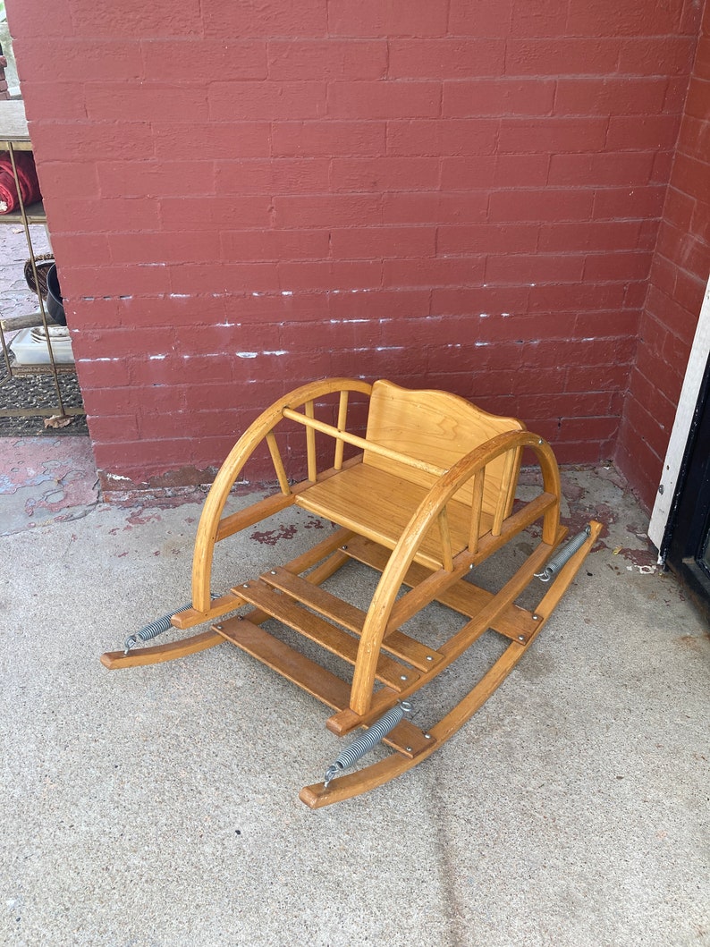 Vintage Children’s Teeter Totter Rocker; Vintage Rocker; Rocking Toy ...