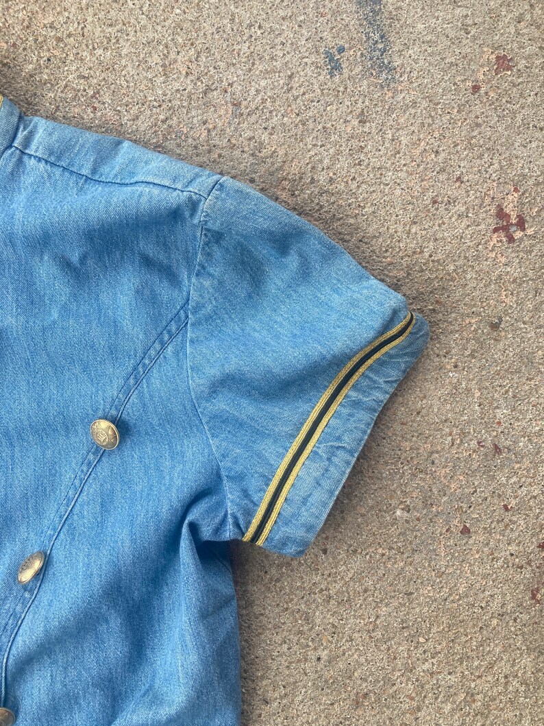 80s Denim Romper PG Collections by Ginger Bort Size 12 - Etsy
