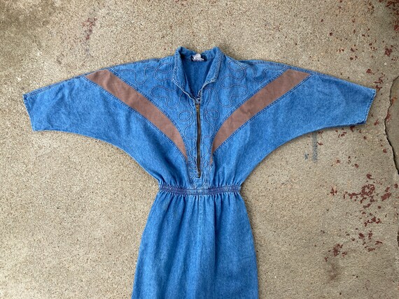 80s Denim Jumpsuit PG Collections by Ginger Bort - Etsy