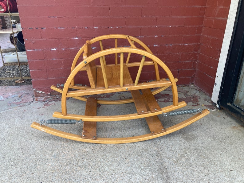 Vintage Children’s Teeter Totter Rocker; Vintage Rocker; Rocking Toy ...