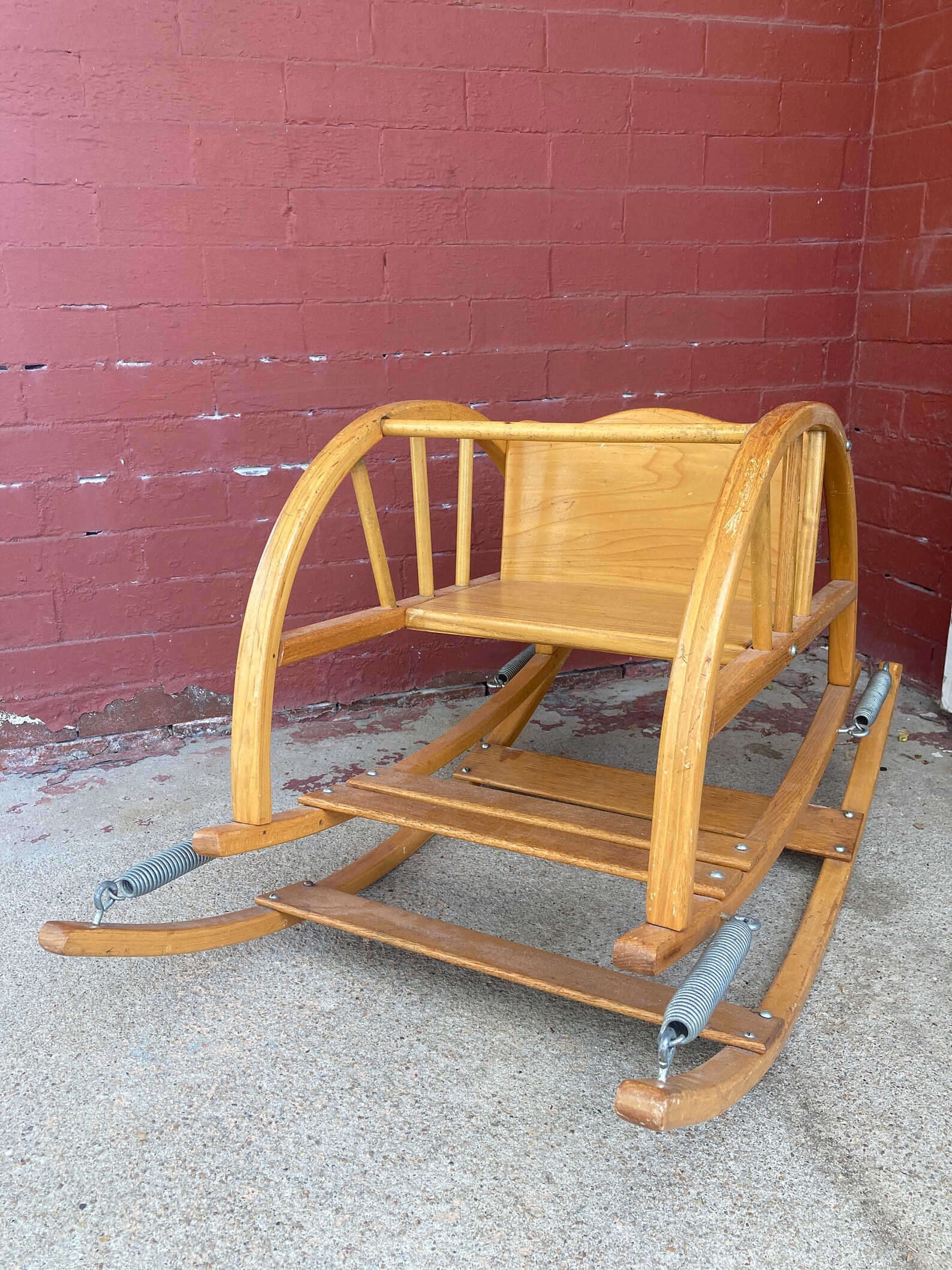 Vintage Children’s Teeter Totter Rocker; Vintage Rocker; Rocking Toy ...