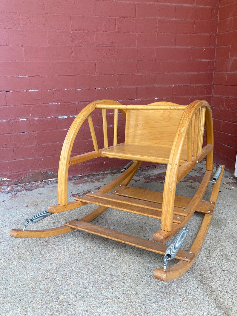 Vintage Children’s Teeter Totter Rocker; Vintage Rocker; Rocking Toy ...