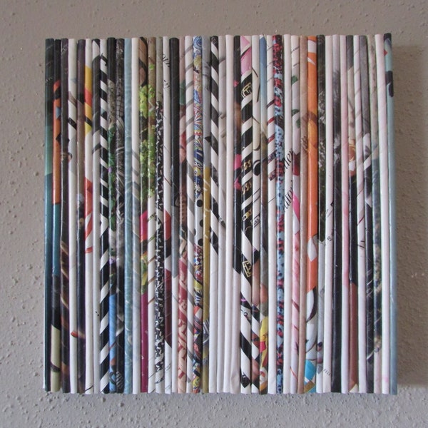Rolled Magazine Art - Etsy