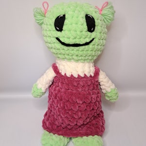 Nanalan Inspired Mona Plushie Crochet Doll, Amigurumi Stuffed Animal ...