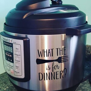 Personalized Vinyl Decal,instant Pot Decal,kitchen Decal,vinyl Decal ...