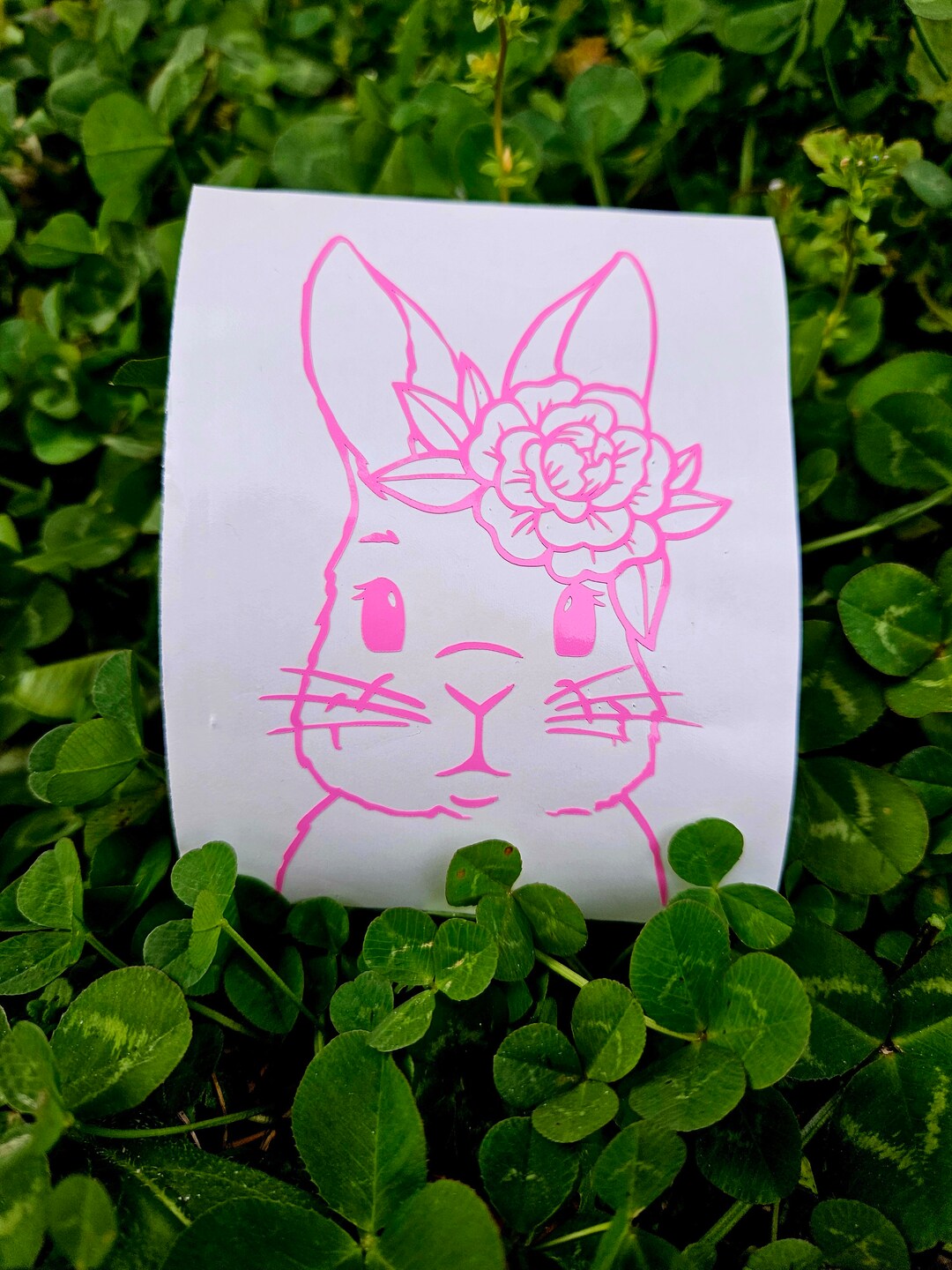 Easter Bunny Decals, Easter Bunny Decal, Vinyl Decal Sticker, Spring ...