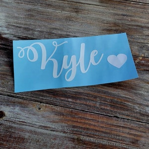 Holographic Name Decal,personalized Name Decal,shiny Name Decal,sticker ...