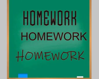 Homework Decal for Classroom, Whiteboard Decal, Classroom Decor ...