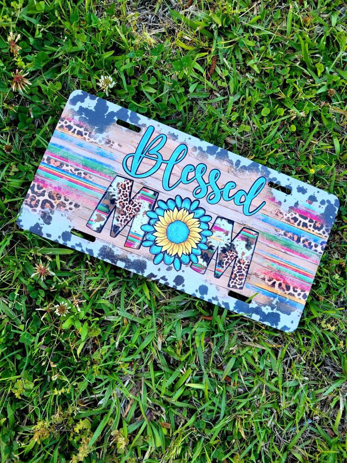 Sublimation Monogram License Plate: Leopard Print Car Tag - Etsy