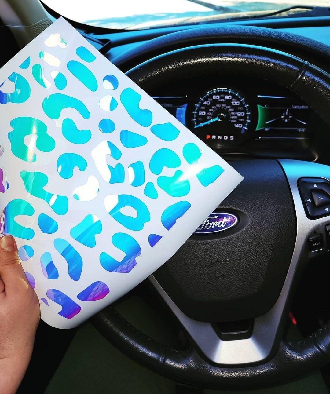 Personalized Decal,cheetah Print Stickers ,vinyl, Name Decal, Car Decal ...