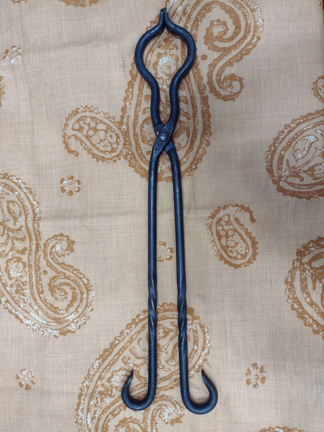 Fireplace Tongs, Hand Forged - Etsy