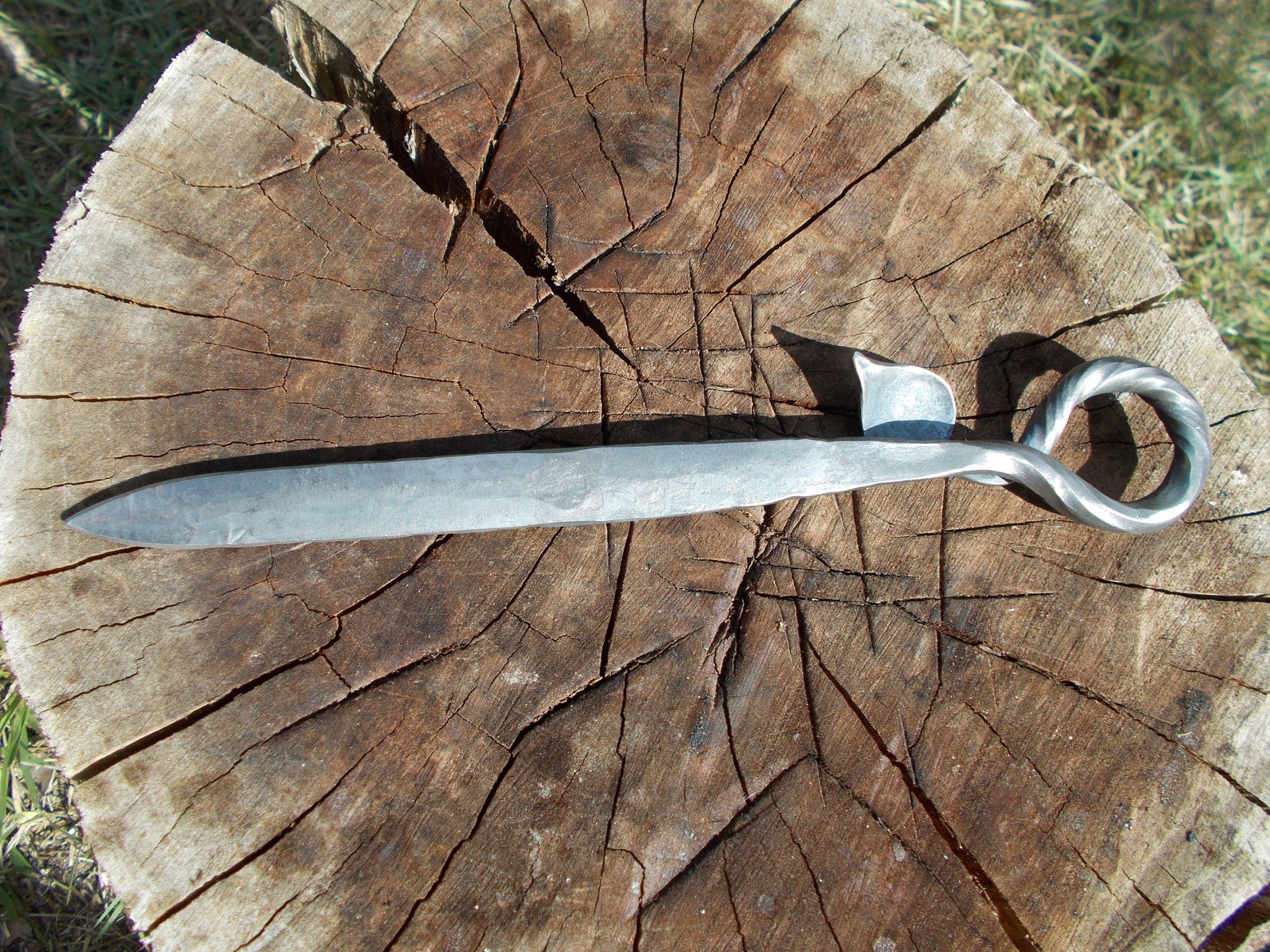 Letter Opener Hand Forged From Stainless Steel Floral Motif | Etsy