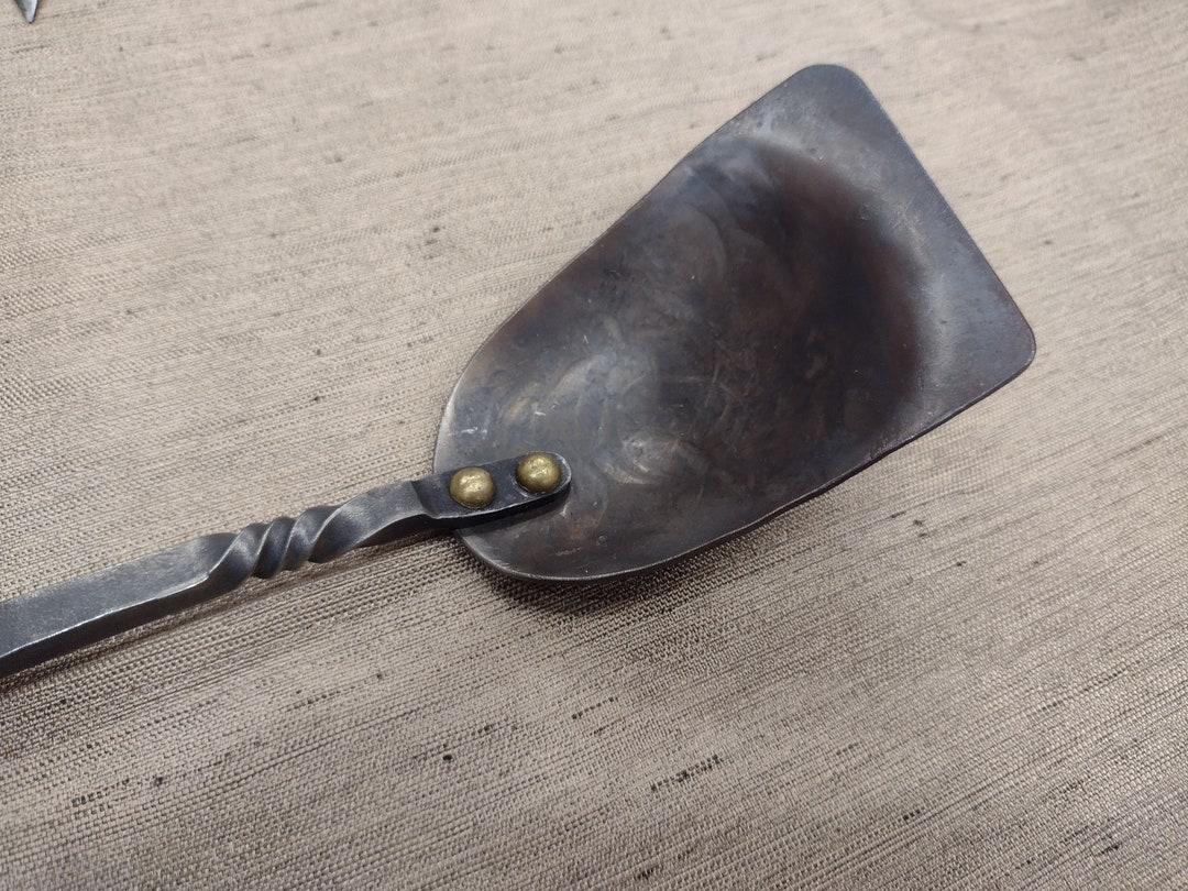 Roux Spoon, Hand Forged Stainless Steel. - Etsy