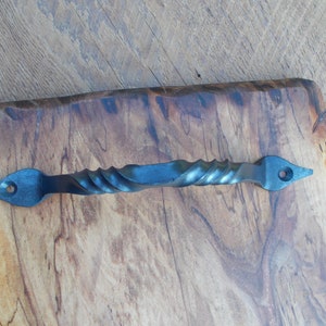 Hand Forged Rustic Handle for Cabinet, Serving Tray, and Charcuterie ...