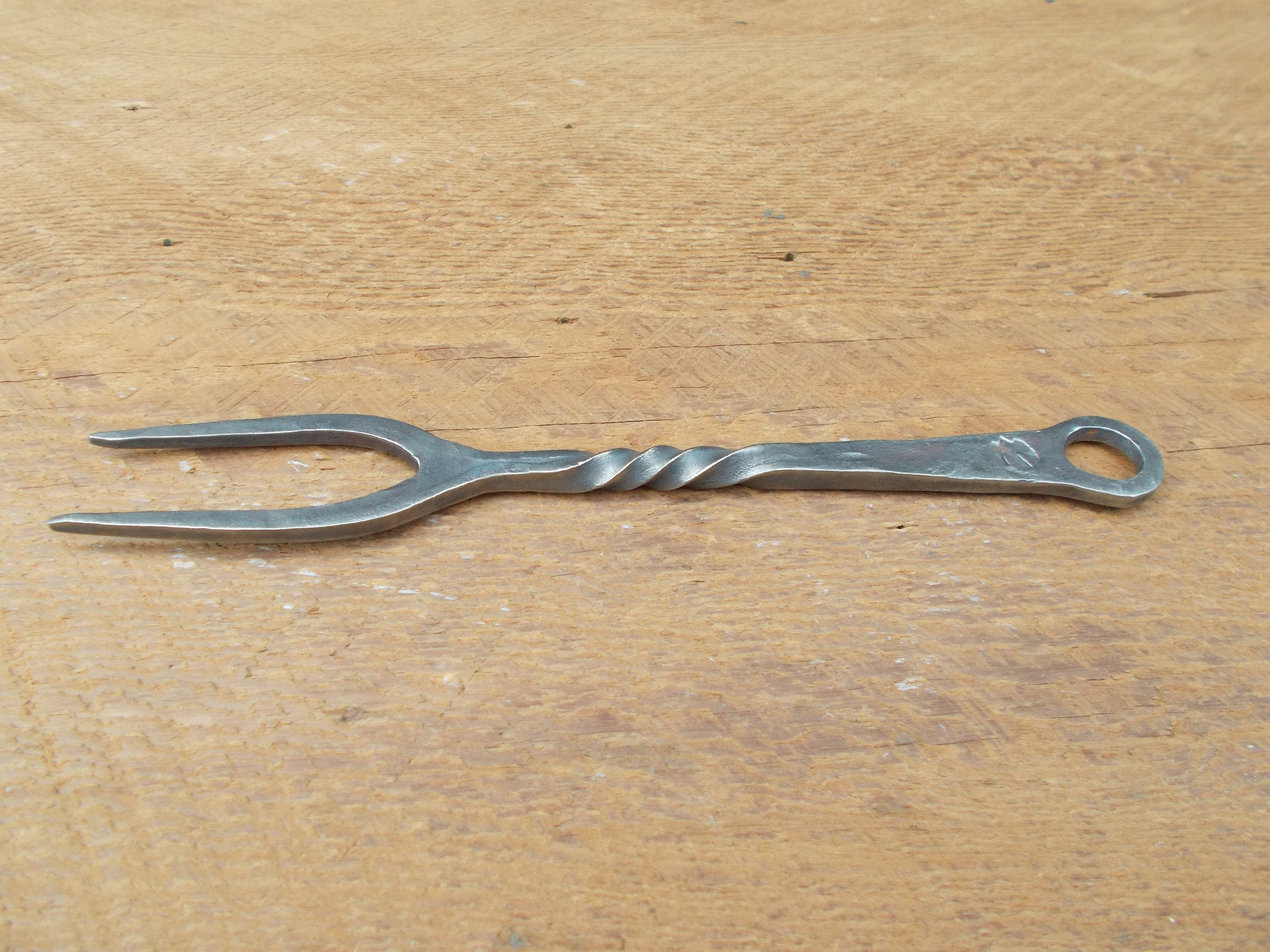 Stainless Steel Carving Fork Hand Forged - Etsy