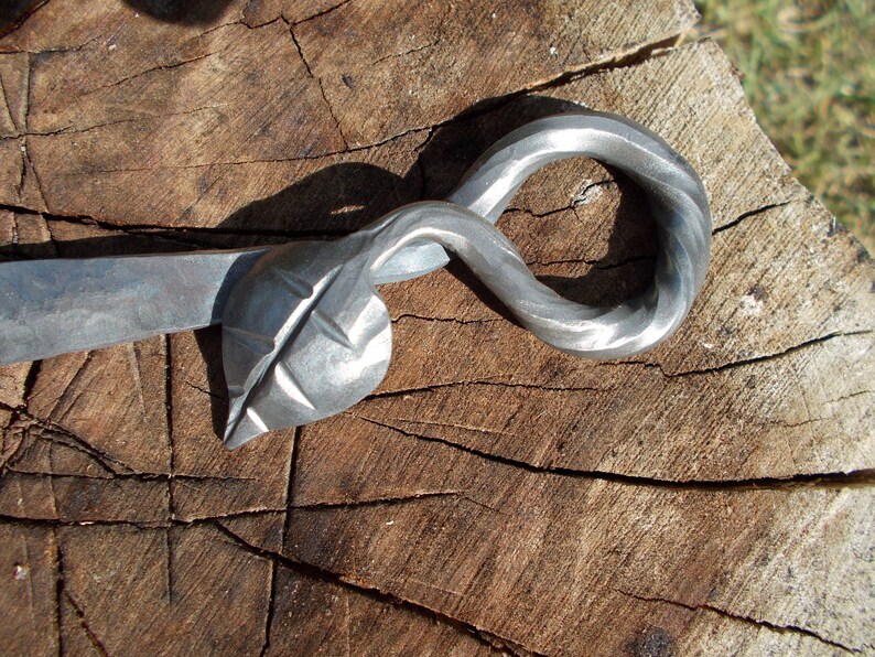 Letter Opener Hand Forged From Stainless Steel Floral Motif - Etsy