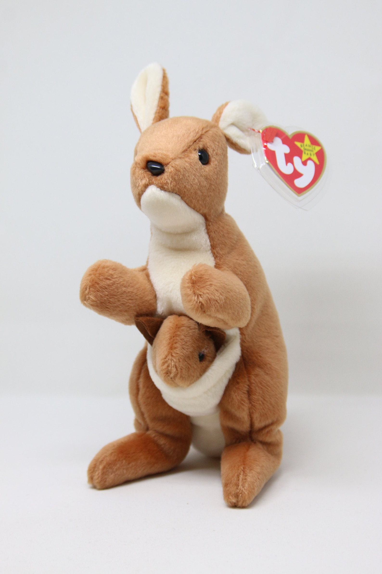 Rare 1996 Retired Original Pouch the Kangaroo Ty Beanie Baby - Etsy