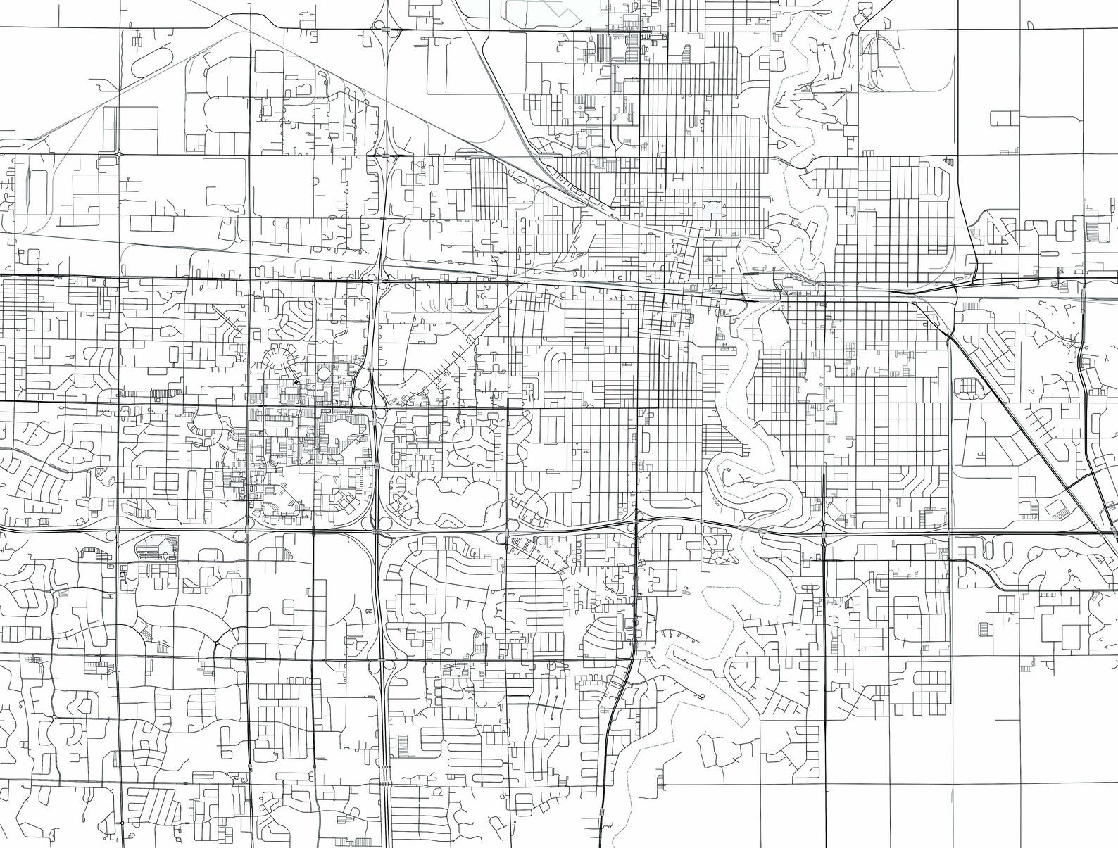 Fargo Map Print City Map Wall Art Fargo Map Travel Poster | Etsy