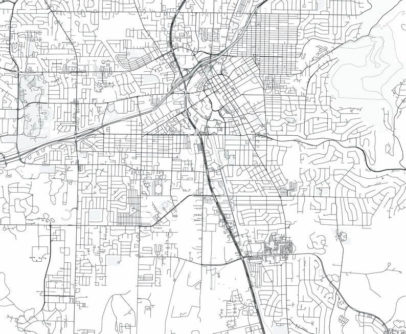 Huntsville City Street Map
