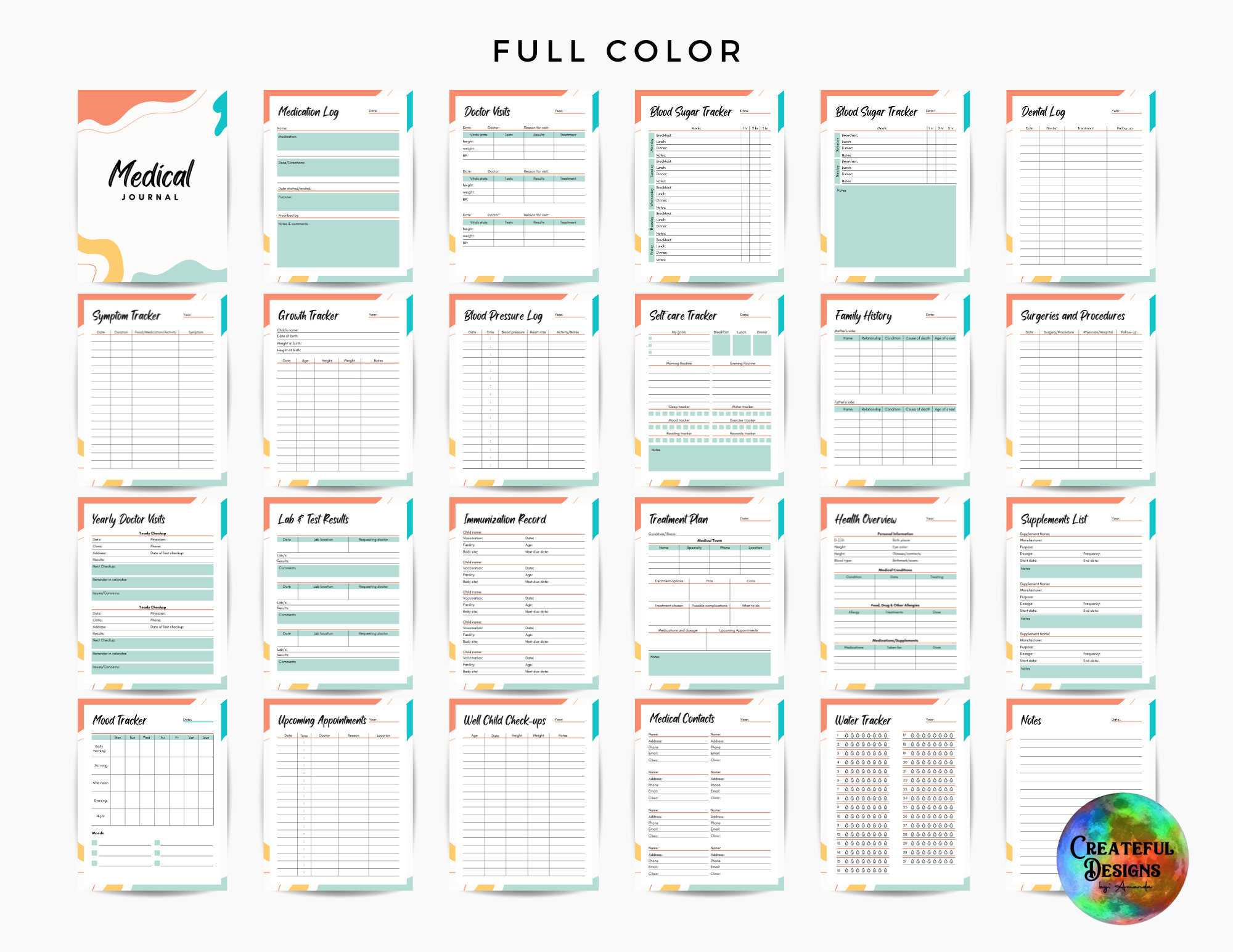 Medical Journal- Digital Download - Printable PDF - Etsy
