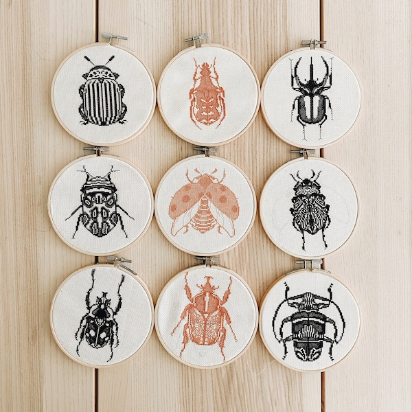 Insect Cross Stitch Pattern - Etsy
