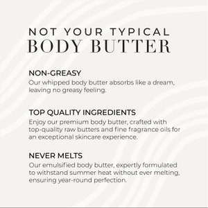 NEW Larger Jars Minis TRUE SAMPLES Whipped Body Butter Non-greasy ...
