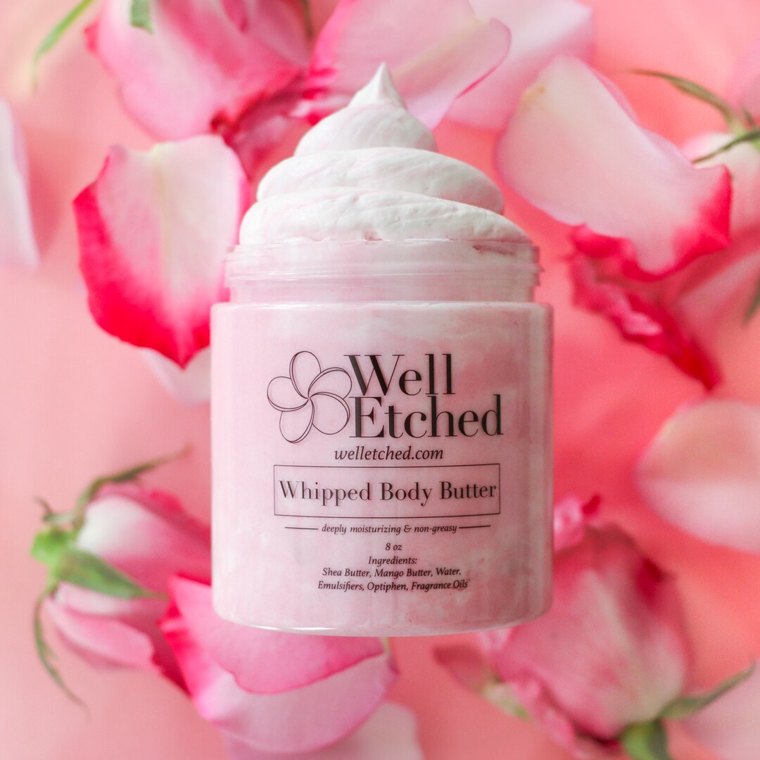 Fresh Cut Roses Whipped Body Butter Shea Butter Mango Butter Non-greasy ...