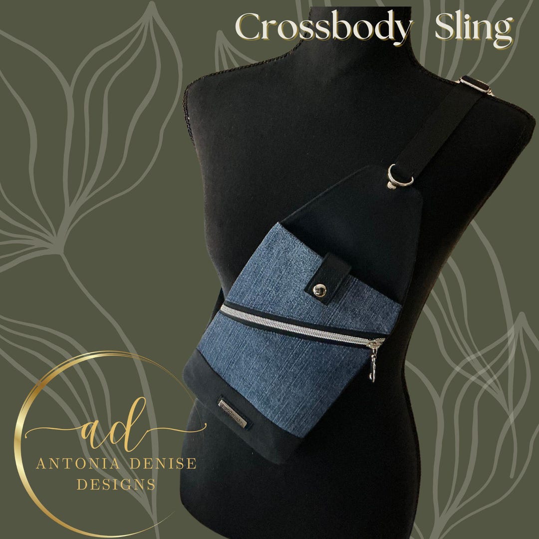 Mini Traveler Sling Pouch With Adjustable Strap, Crossbody, Travel ...